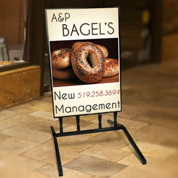 Custom Metal Flex A Frame Signs | A Frame Signs in New York | Metal A ...